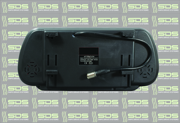 7" 2AV Mirror Monitor AHD - Clip-On (MM-7C) - Safe Drive Systems