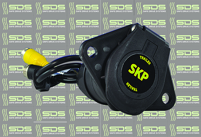 2 Camera Inverted Suzi Cable for Trailer (Male) - Safe Drive Systems