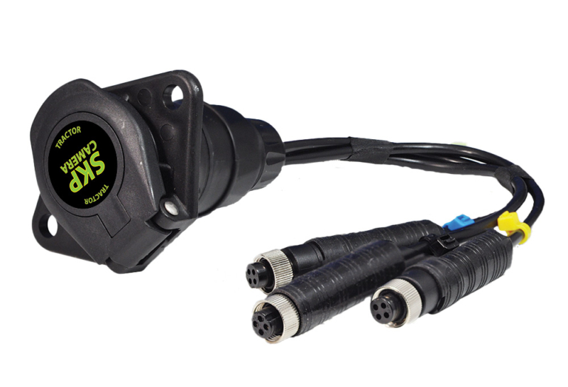 3 Camera Inverted Suzi Cable for Tractor (Female) - Safe Drive Systems