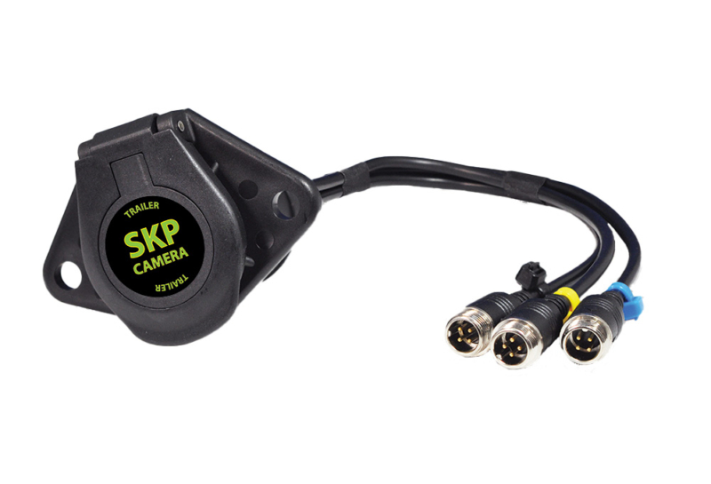 3 Camera Inverted Suzi Cable for Trailer (Male) - Safe Drive Systems