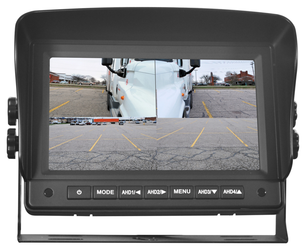 7" Quad Dash Mount Monitor 1080P - Auto Dimming, Menu Lock, U Bracket ...