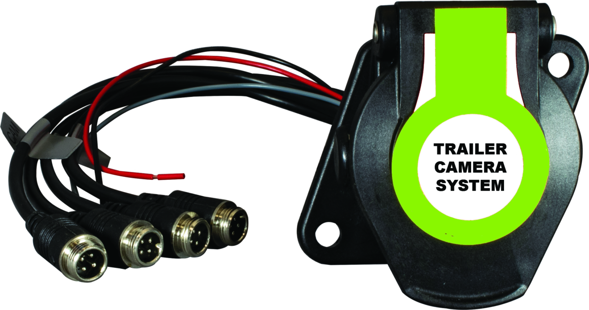 4 Camera Suzi Connector for Trailer (Male) - Safe Drive Systems